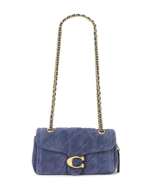 COACH Quilted Tabby Shoulder Bag 20 Light Denim in Blue | Lyst UK