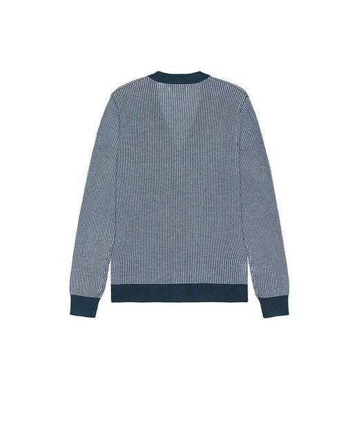 Original Penguin Tuck Stitch Cardigan in Blue for Men | Lyst UK