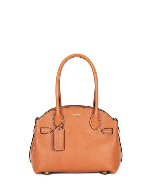 COACH Soft Empire Carryall Bag 21 in White | Lyst UK