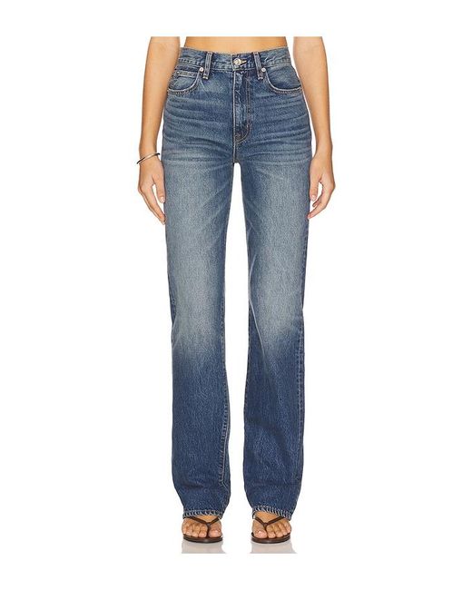 SLVRLAKE Denim London Turn Up Straight Jeans in Blue | Lyst UK