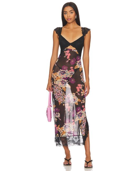 Free People X Intimately Fp Suddenly Fine Maxi Slip in Red | Lyst Free People X Intimately Fp Suddenly Fine Maxi Slip in Red | Lyst