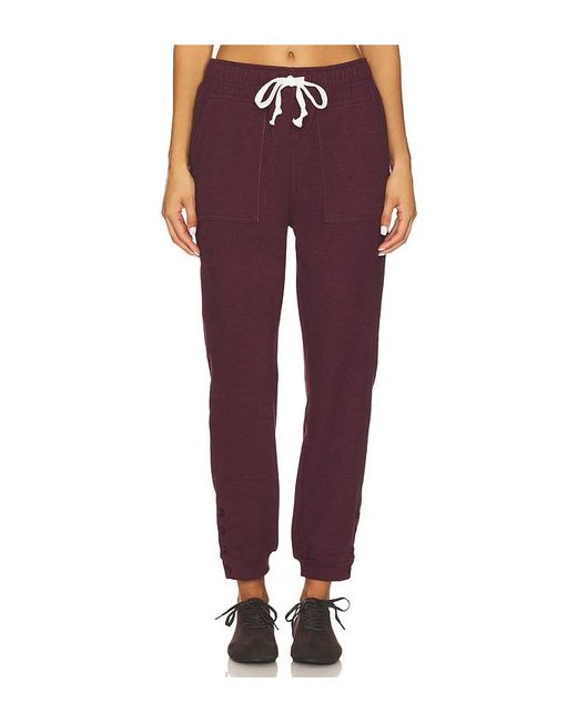 Bobi Button Jogger Pant in Red | Lyst UK