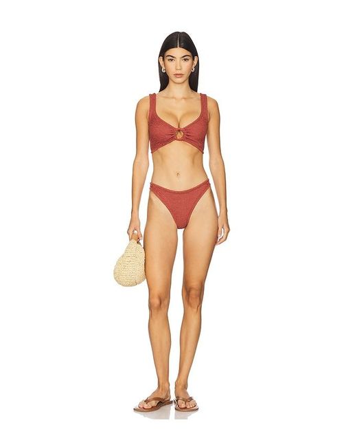 Hunza G Julia Bikini Set in Orange | Lyst