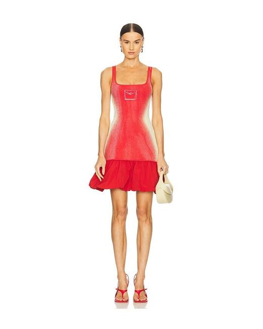 Ph5 Daphne Reversible Tank Dress in Red | Lyst