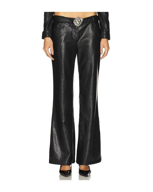 LOBA Sagrada Low Rise Pants in Black | Lyst