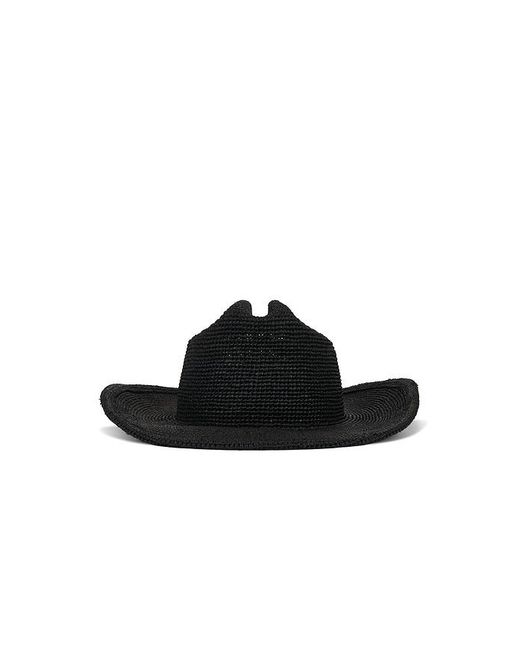 Lack of Color Raffia Cowboy Hat in Black | Lyst UK