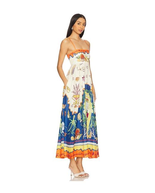 ALÉMAIS Surrealist Summer Sundress in White | Lyst