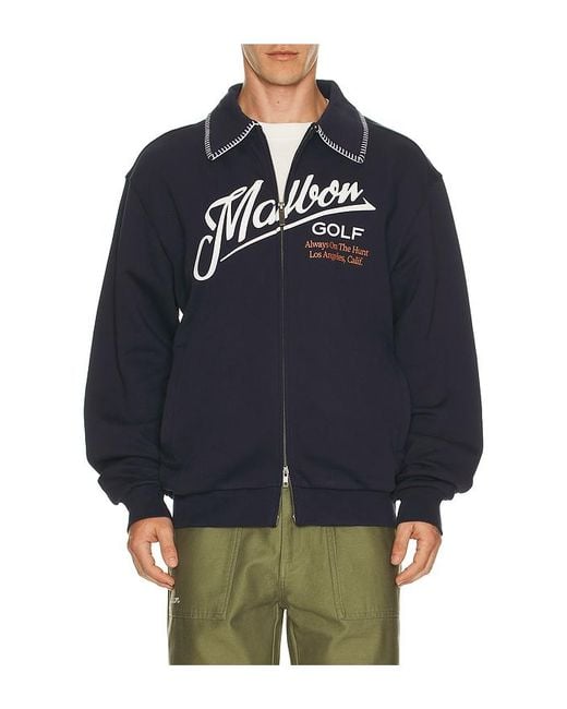Malbon Golf Maxwell Sweatshirt in Blue for Men | Lyst UK