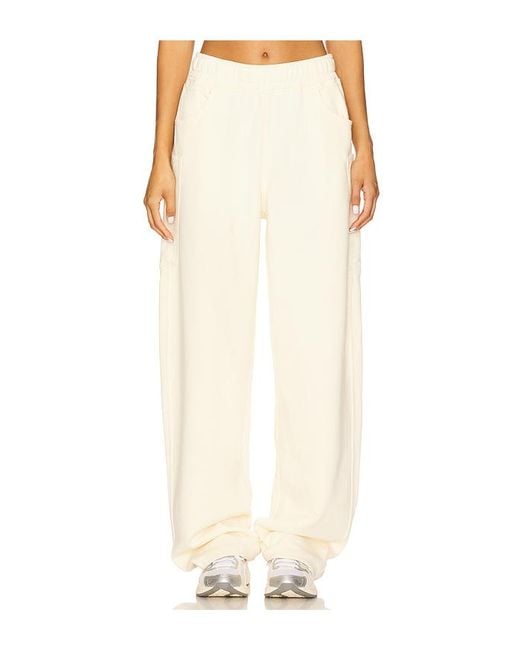 AFRM Ryan Barrel Sweatpant in White | Lyst UK