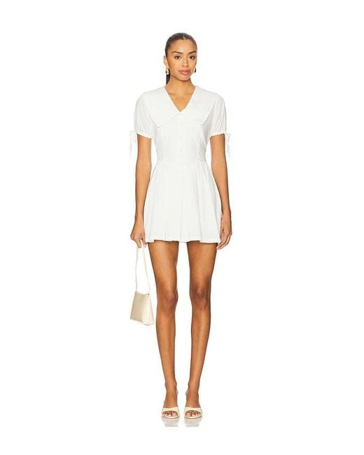 SNDY'S X Revolve Belmont Mini Dress in White | Lyst