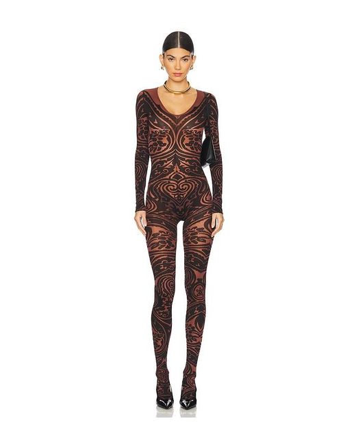Wolford X Etro Body Tattoo Catsuit | Lyst