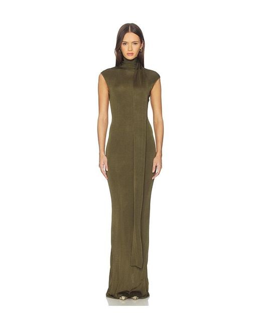 SRG Dianne Scarf Wrap Gown | Lyst