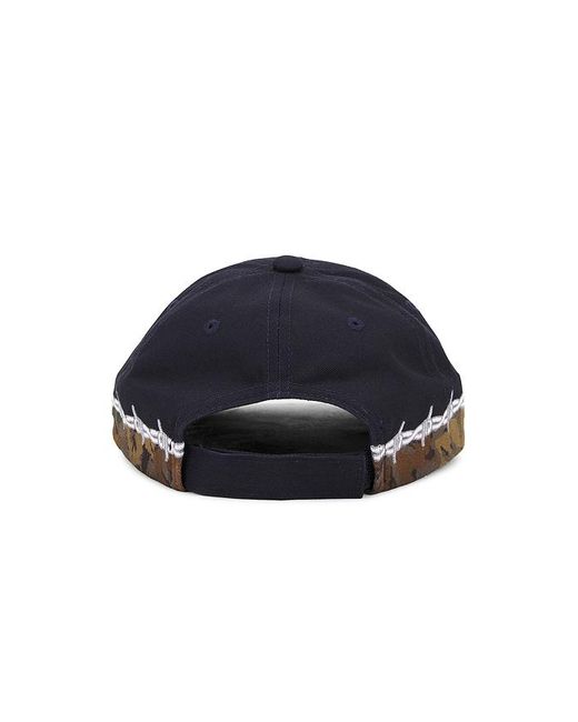 Obey Not Right 6 Panel Velcro Back Hat in Blue for Men | Lyst