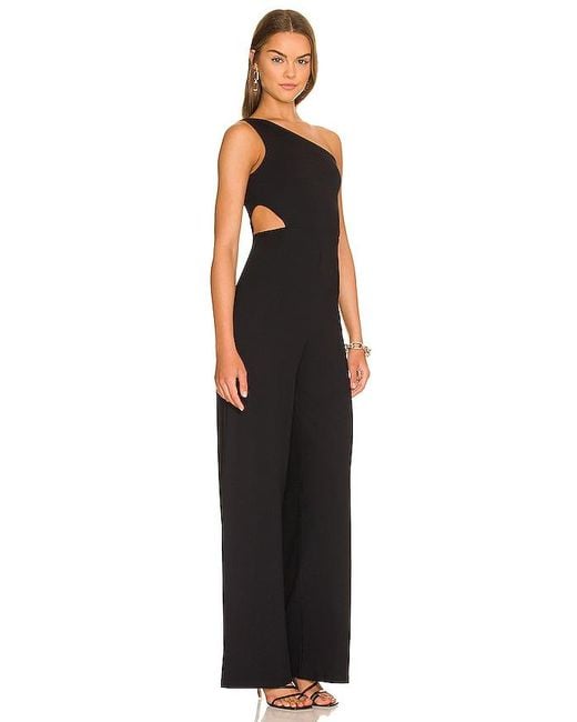 Susana Monaco X Revolve Asymmetrical Cut Out Jumpsuit in Black | Lyst UK