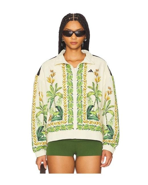 adidas Originals X Farm Premium Jacket in Green | Lyst