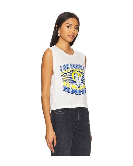 Junk Food Rams Tank in Blue | Lyst