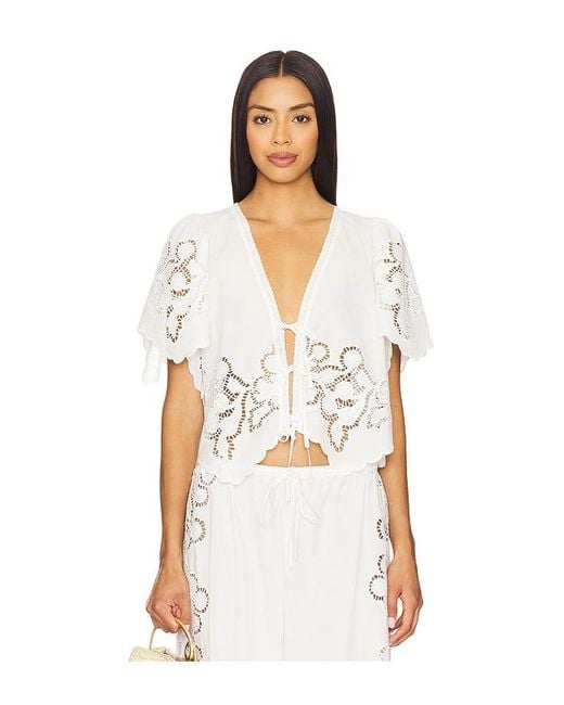 Tularosa Emina Top in White | Lyst