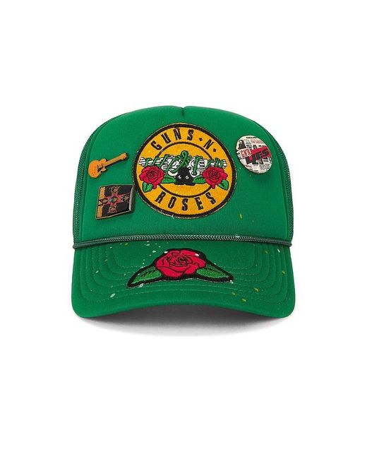 MadeWorn Guns N Roses Trucker Hat in Green for Men | Lyst UK
