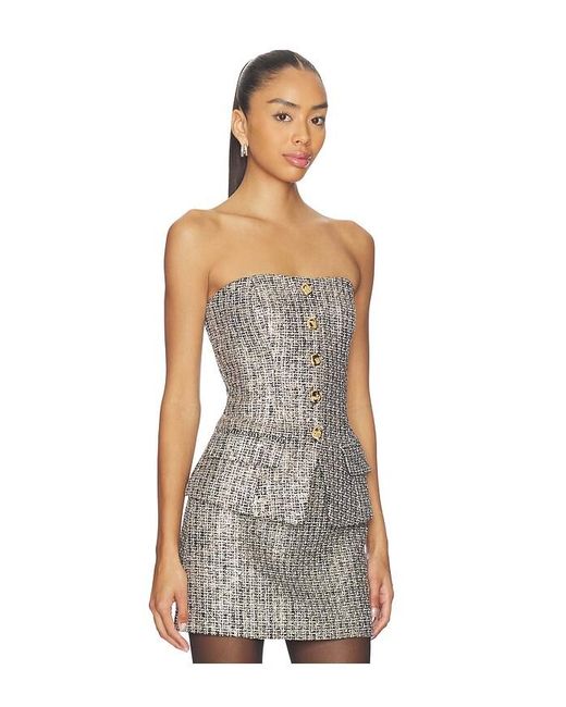 Generation Love Quinn Tweed Vestier in White | Lyst UK
