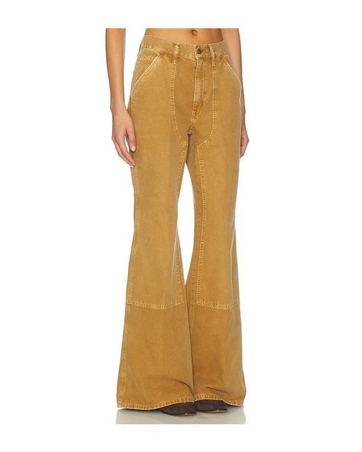 Polo Ralph Lauren Carpenter Flare Pant in Natural | Lyst UK