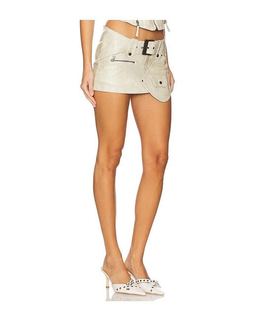 Jaded London Mini Skirt With Pocket Bag in White | Lyst