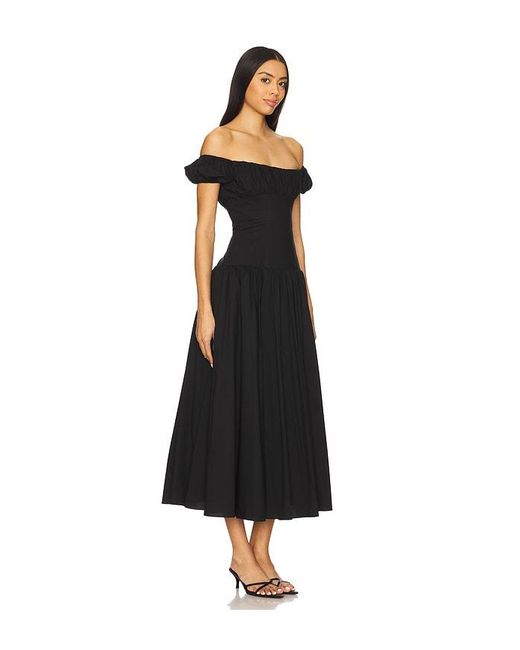 Caroline Constas Augusta Maxi Dress in Black | Lyst