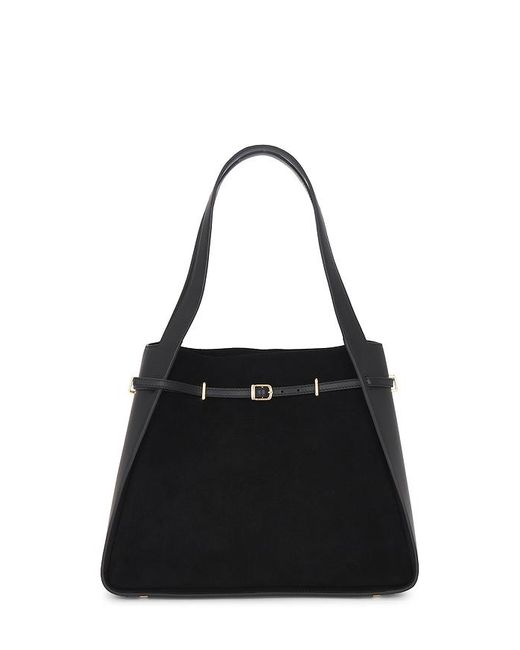 Jonathan Simkhai Cleo Suede Tote Bag in Black | Lyst UK