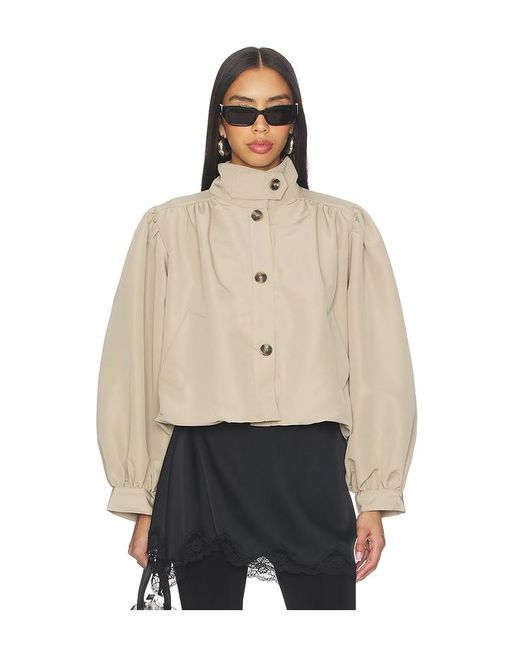 Steve Madden Deedee Jacket in Natural | Lyst UK