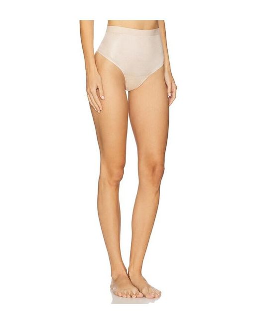 Spanx Invisible Thong in White | Lyst