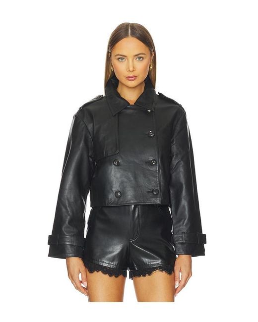 Cami NYC Saskia Genuine Leather Jacket in Black | Lyst UK