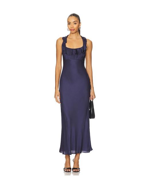 Astr Morrigan Dress in Blue | Lyst UK
