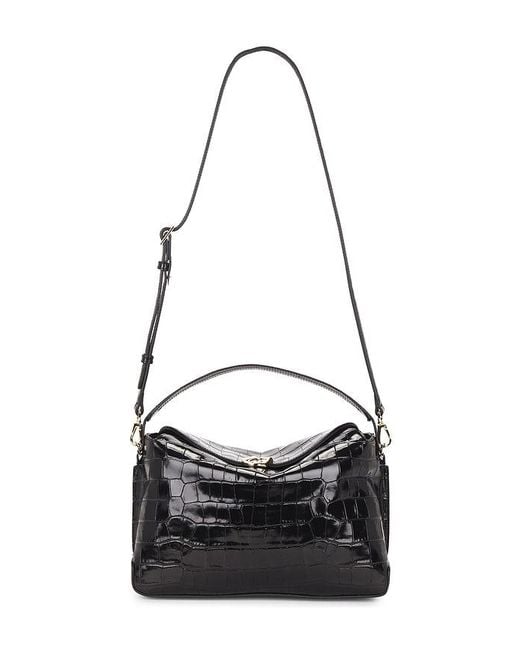 Flattered Hanna Grande Top Handle Bag in Black | Lyst