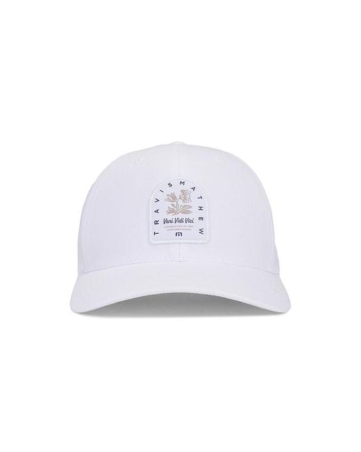Travis Mathew Air Currents Hat in White for Men | Lyst