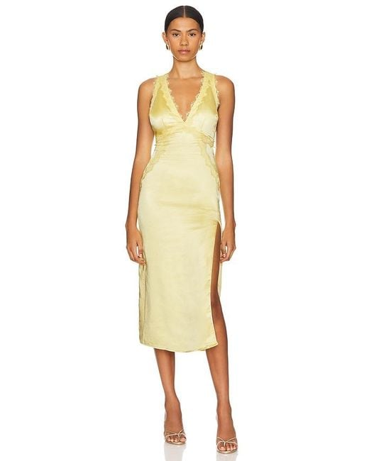 MORE TO COME Sheila Maxi Dress in Yellow | Lyst