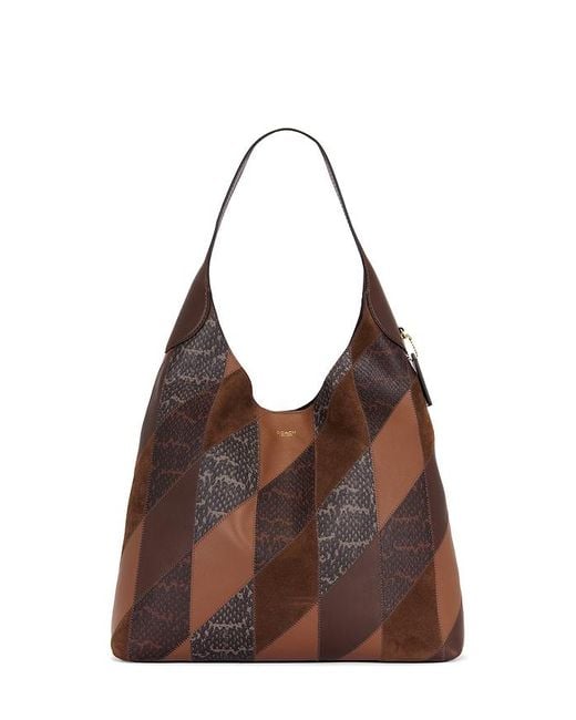 COACH Patchwork Brooklyn 39 Shoulder Bag in Brown | Lyst UK