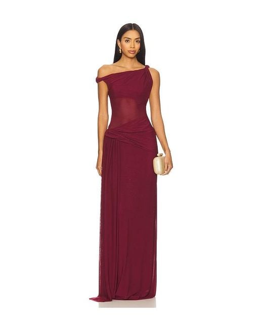 Misha The Sisal Dress in Red | Lyst UK
