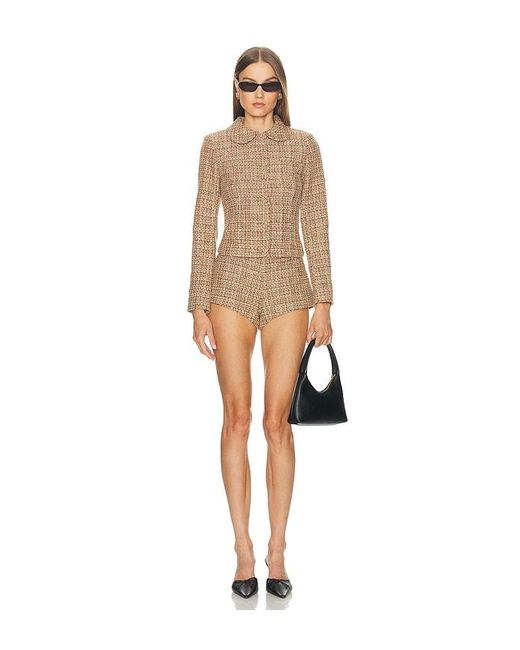 LOBA Daphne Tweed Jacket in Natural | Lyst UK