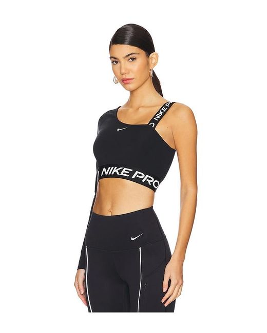 Nike Shine Crop Top in Black | Lyst