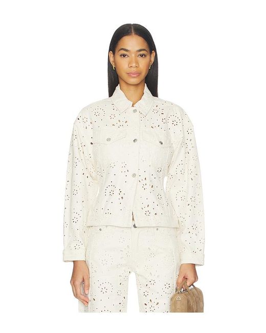 Steve Madden Henrietta Jacket in Natural | Lyst UK