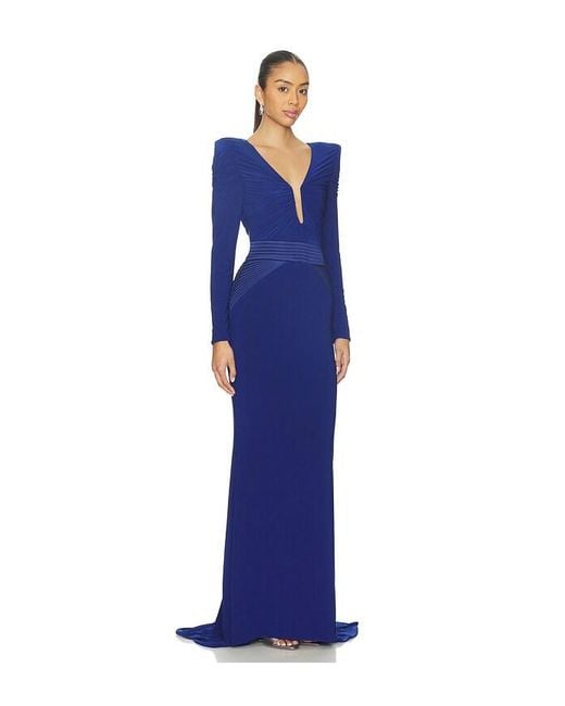 Zhivago The Bloom Gown in Blue | Lyst UK