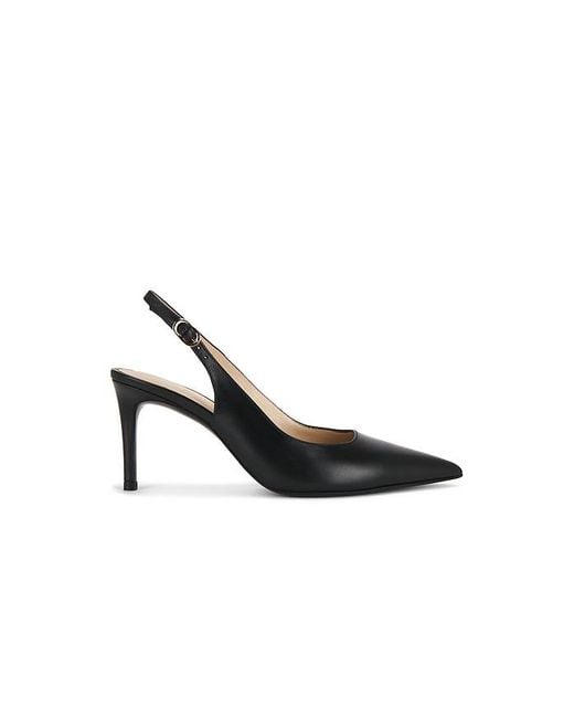 Stuart Weitzman Stuart Power Slingback 75 Pump in Black | Lyst