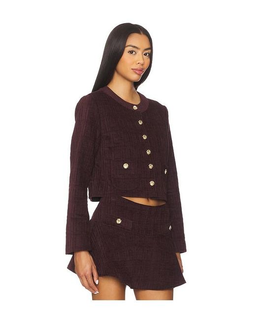 Amanda Uprichard Braswell Jacket in Purple | Lyst UK