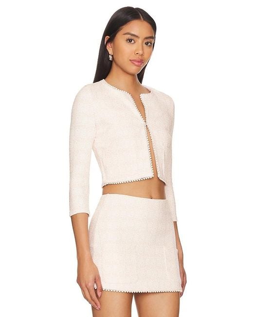 Devon Windsor Mimi Jacket in White | Lyst