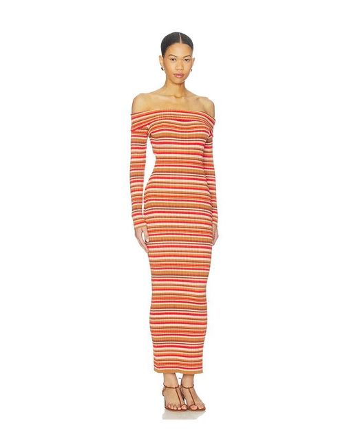 Bananhot Bonnie Maxi Dress in Orange | Lyst UK