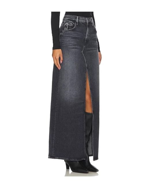 Mother The Bombshell Maxi Skirt in Black | Lyst