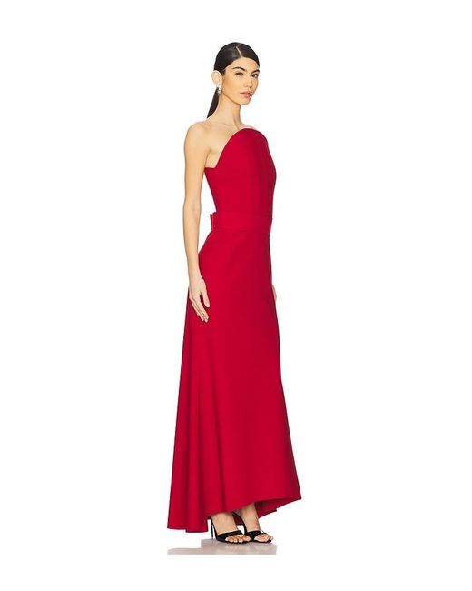 Solace London Ember Maxi Dress in Red | Lyst