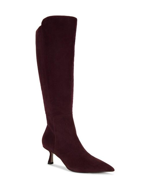 Sam Edelman Taylin Wide Calf Boot in Red | Lyst UK
