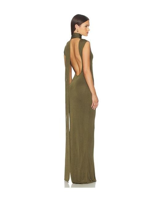SRG Dianne Scarf Wrap Gown | Lyst