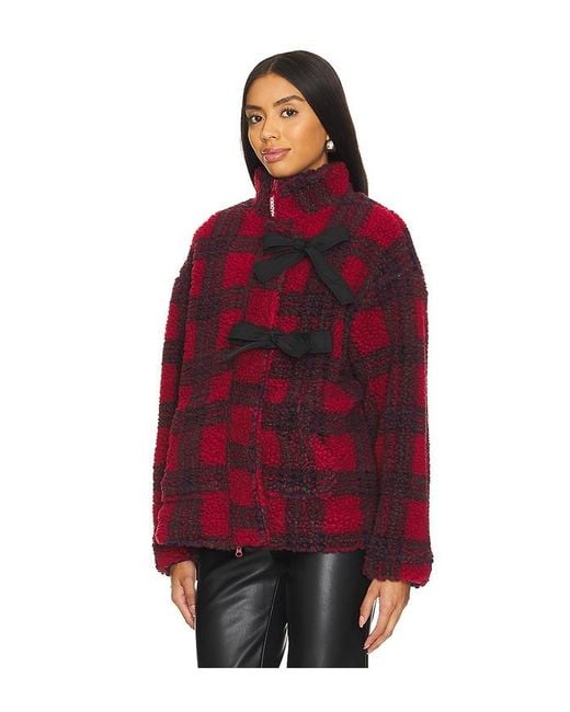 Damson Madder Ingrid Borg Jacket in Red | Lyst
