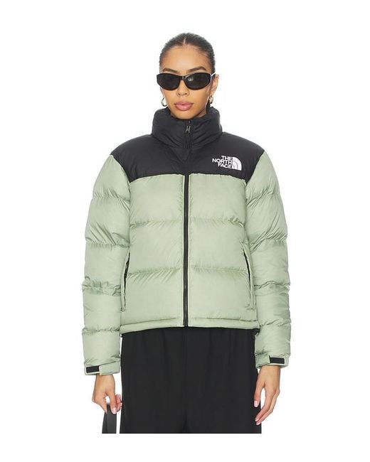 The North Face 1996 Retro Nuptse Jacket in Green | Lyst UK
